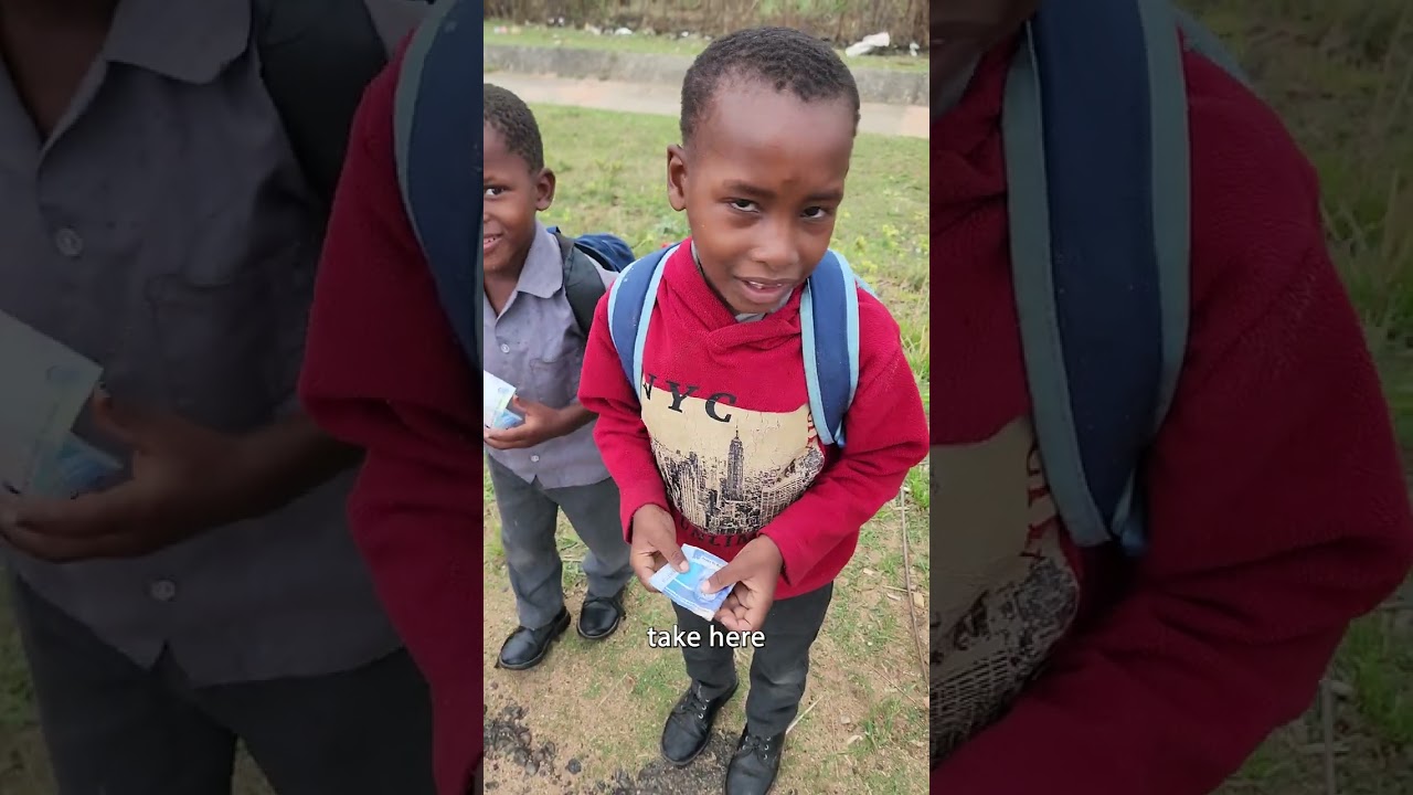 Teaching School Kids How to Give - Bi Phakathi Foundation